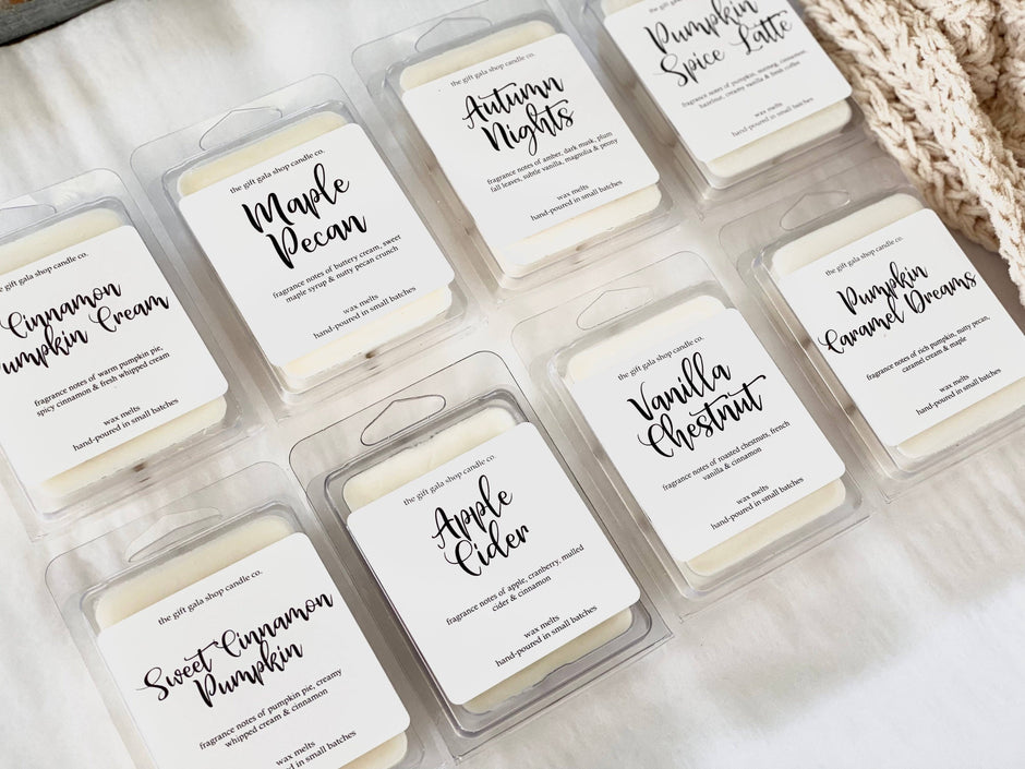 Fall Scented Soy Candles & Wax Melts - Farmhouse Style – The Gift Gala ...